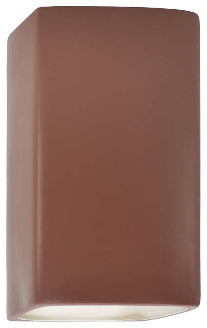 Ambiance Large Ada Rectangle Wall Sconce Contemporary Wall Sconces By Justice Design Group