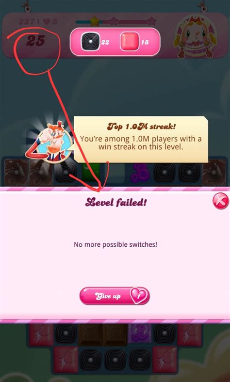 What Is This Level Failed Because No More Possible Switches — King