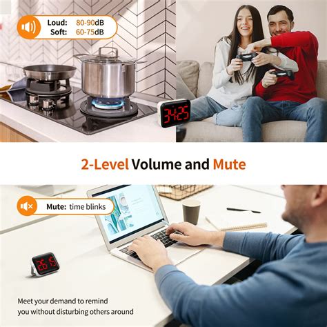 Vocoo Magnetic Kitchen Timer For Cooking