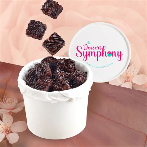 Classic Brownie Tub Large 250 Gms The Dessert Symphony