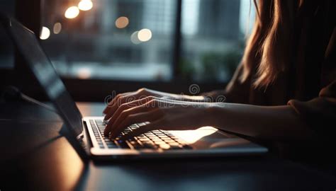 Person Typing On A Keyboard Typing On Keyboard Stock Illustration Illustration Of Business