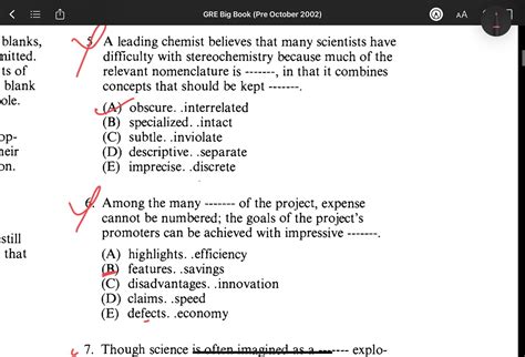 Can Someone Explain The Logic Of These Questions And Why Its Not The Option That I Chose Rgre