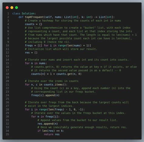Leetcode Problem 347 Top K Frequent Elements For This Problem I