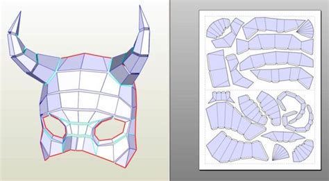 Как сделать рога из бумаги своими руками шаблон рогов демона овна единорога малефисенты