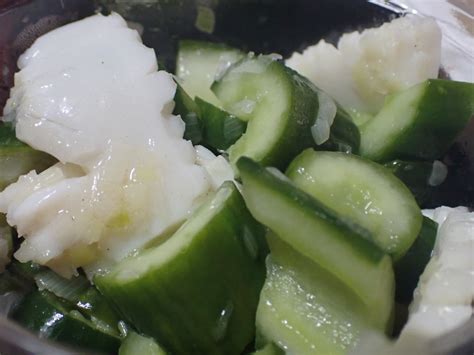 いかときゅうりの葱塩サラダ おなかすいた♪♪♪♪♪5