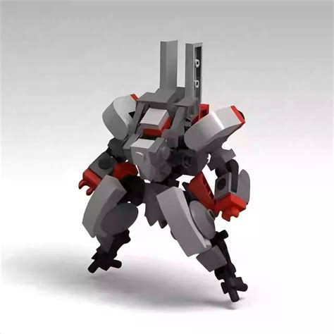Moc Exoskeleton Mecha Building Blocks Small Particle Miniature Battle