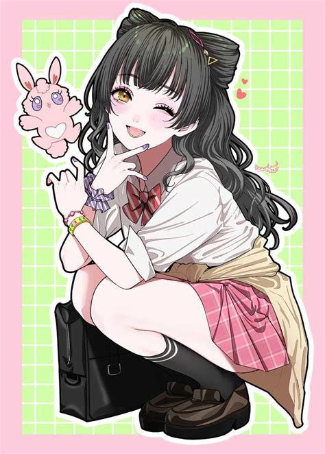 辣妹demonlord的黛冬优子插画图片 Bobopic