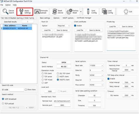 Mqtt Connection Guide En Wiznet Document System
