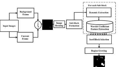 General Setup Of Image Dynamic Subtraction Using Region Growing
