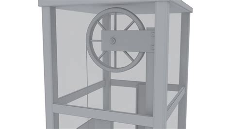 Modelo 3d Ascensor De Cristal Turbosquid 2216807