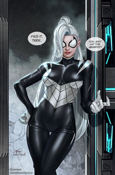 Felicia Hardy And Night Spider Marvel And More Drawn By In Hyuk Lee Danbooru