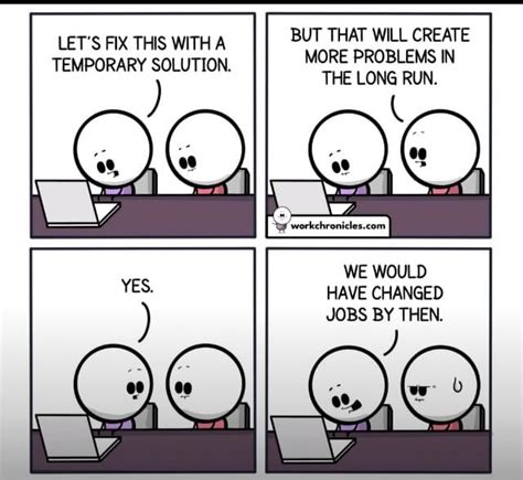 😜 Temporary Solution Joke