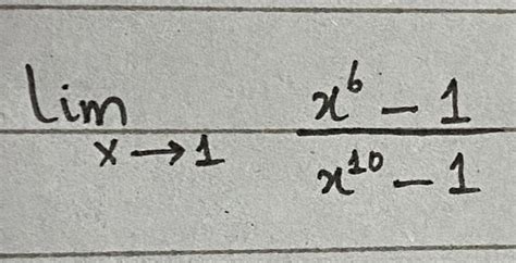 Calculus I Limits I Dont Know How To Solve Problems With Powers
