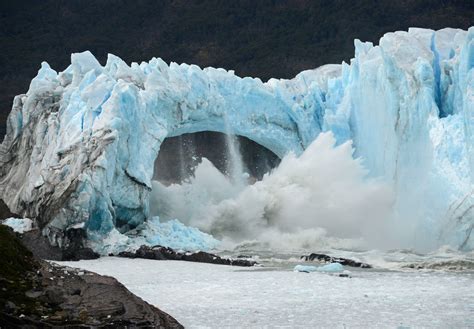 Collapse Of The Perito Moreno Glacier — Bird In Flight