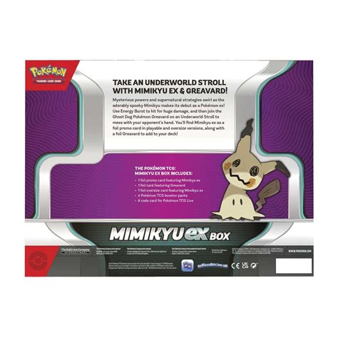 Pokémon Tcg Mimikyu Ex Box Pokémon Center Australia Official Site