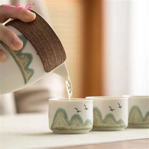 Badu Bg Jia Gui Luo Керамични чаши за чай Чаша в японски стил Чаша I051 50 Ml Badu Bg