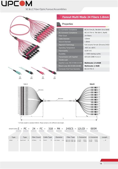 Fanout Assemblies Fiber Optic Catalogue Pdf