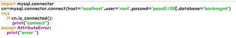 attribute error while trying to connect python to mysql how do i fix