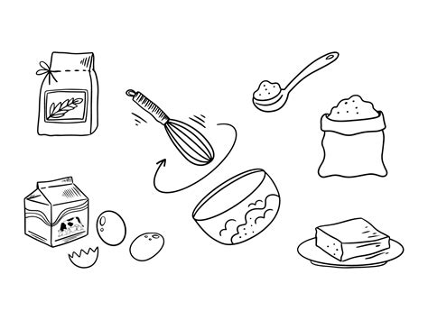 Baking Utensils Vector