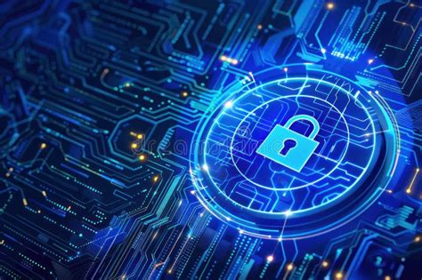 Background Cybersecurity Concept User Privacy Security And Encryption Generative Ai Stock