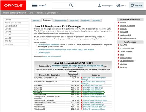 Oracle Java Development Kit Jdk8 Para Ubuntu 1604 Lts Y Debian 9 Por