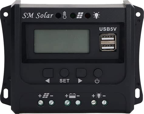Solar Panel Charge Controller Solar Panel Controller 3 Stage Pwm Charging Intelligent