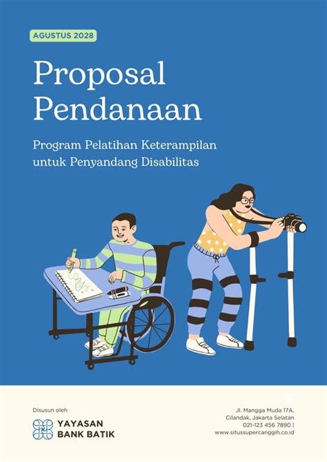 Gratis Contoh Proposal Pengajuan Dana Keren Canva