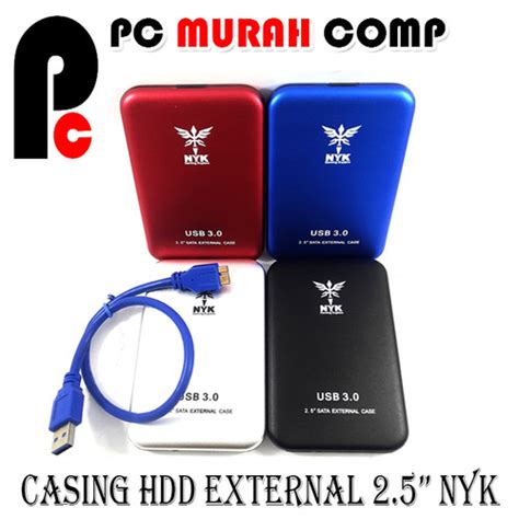 Jual Casing HDD Eksternal USB Case Hardisk Eksternal NYK Colour Kota Bekasi Pc