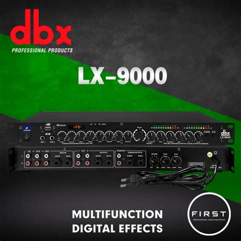 Ready Stock Dbx Lx 9000 Professional Audio Vocal Microphone Pre Effect Bluetooth Dsp Digital