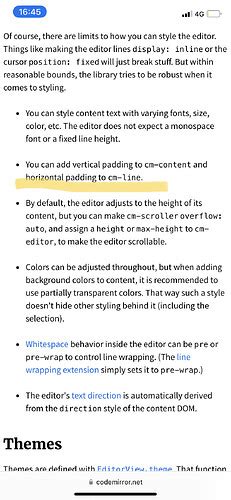 Different Heights For Lines V6 Discuss CodeMirror