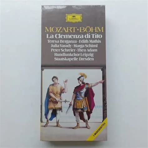 3 Cassettes Mozart Böhm La Clemenza Di Tito Deutsche Gram Envío Gratis
