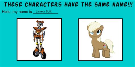 Same Name Lickety Split By Chipmunkraccoonoz On Deviantart