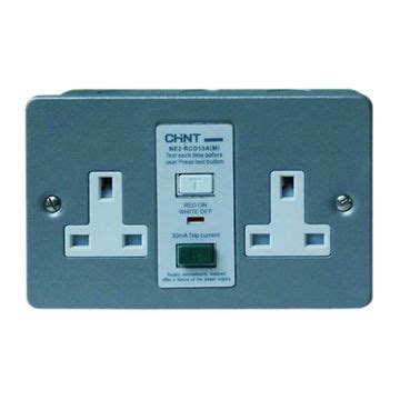Buy Wholesale China Rcd Protected Socket Gang Metal Rcd Protected Socket Gang Metal
