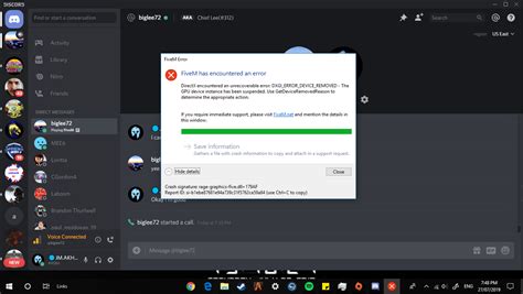 FiveM Keeps Crashing3 FiveM Client Support Cfx Re Community