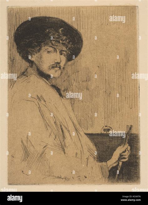 James Mcneill Whistler 1874 Etching With Lithographic Tone Plate