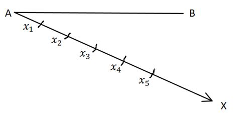 Draw A Line Segment Of Cm And Divide It In The Ratio