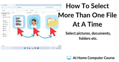How To Select Multiple Files In Windows At Home Computer Guides