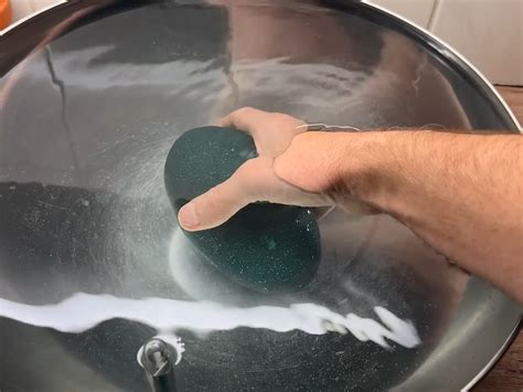 Giant Emerald Emu Egg Cracks Just As Man Is About To Drill