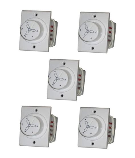 Buy Turbo 5 Step Fan Regulator Pack Of 5 Online ₹525 From Shopclues