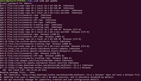 Ota Updating The Host On Jetson Xavier Nx But Unable To Locate Package Nsight Graphics For