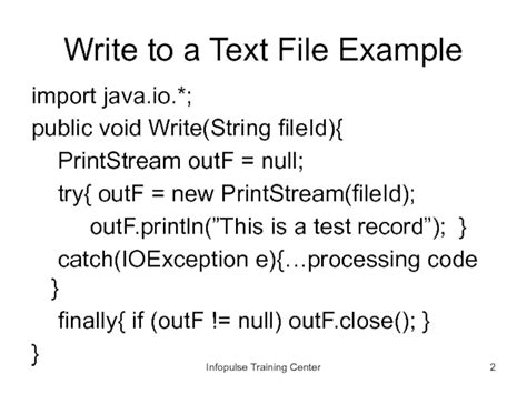 Java Basic I O Files