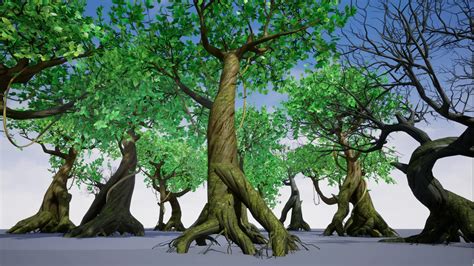 Modular Trees Pack Flippednormals