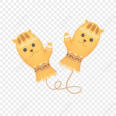 Orange Cat Gloves 클립 일러스트 아트생신사랑 Png 일러스트 무료 다운로드 Lovepik