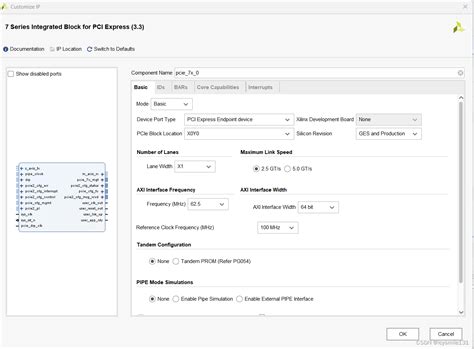 7 Series Fpgas Integrated Block For Pci Express Ip核基本模式配置详解 7 Series Integrated Block For Pci