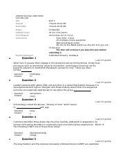 COSC Quiz Docx Summer COSC LUO Test Started Submitted Status Attempt