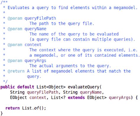 The Query Abstraction Layer Qal Java Interface To Run A Query
