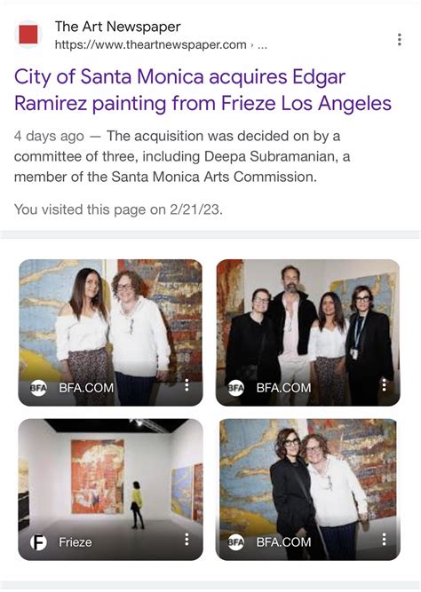 Friezela Santamonicaartscommission Edgarramirez Deepa Subramanian