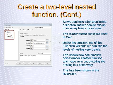 Advanced Spreadsheets Nested Functions