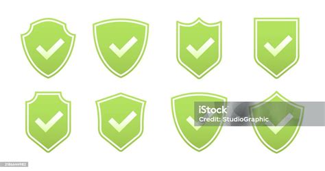 확인 표시 아이콘이 있는 방패입니다 보호 승인 기호입니다 품질 보호 보장을 위한 안전한 눈금 표시 안전 방패 기호 승인된 기호입니다 벡터 일러스트 레이 션 검은색에 대한