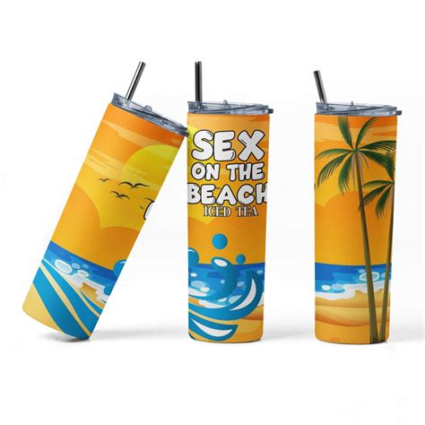 Sex On The Beach Tumbler Wrap Sex On The Beach Png Sublimation Designs Download Sex On The